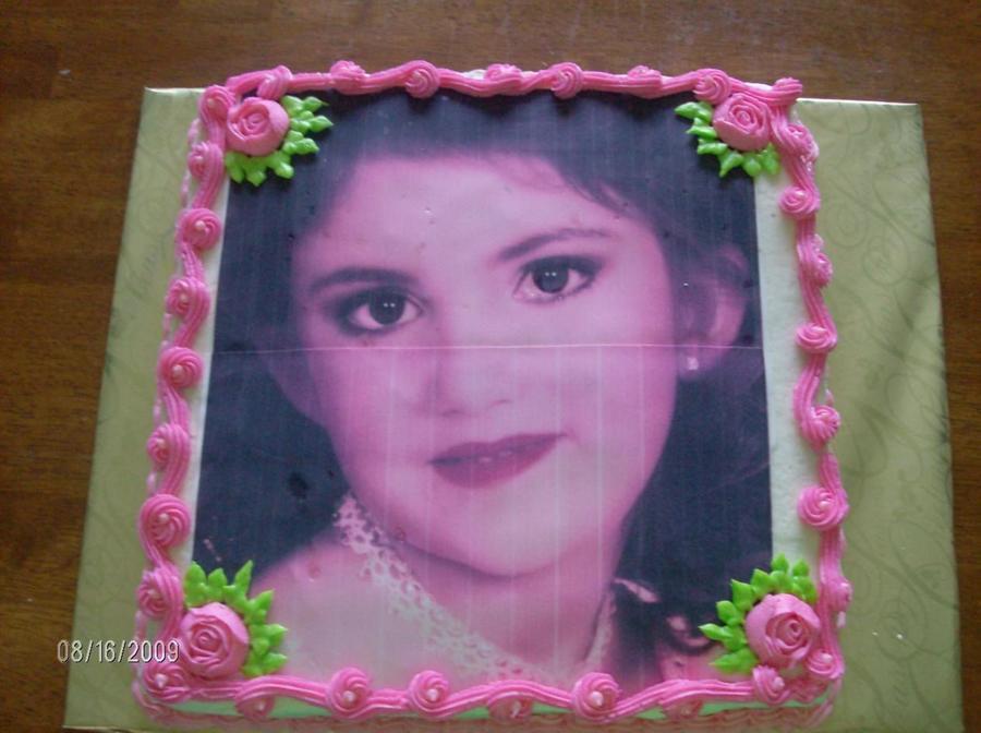 Edible Image, Face Picture Cake - CakeCentral.com