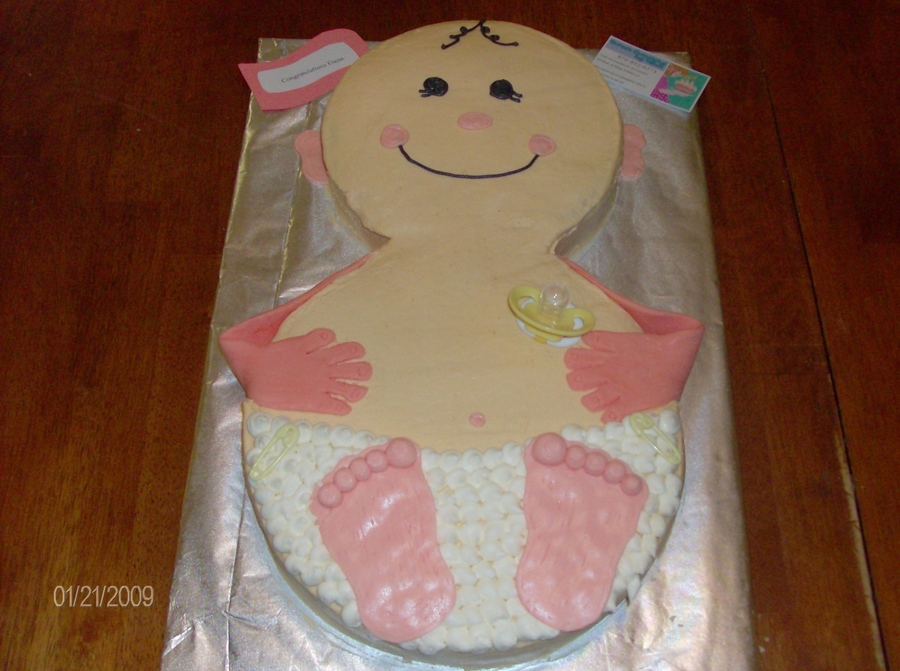 Baby Shaped - CakeCentral.com