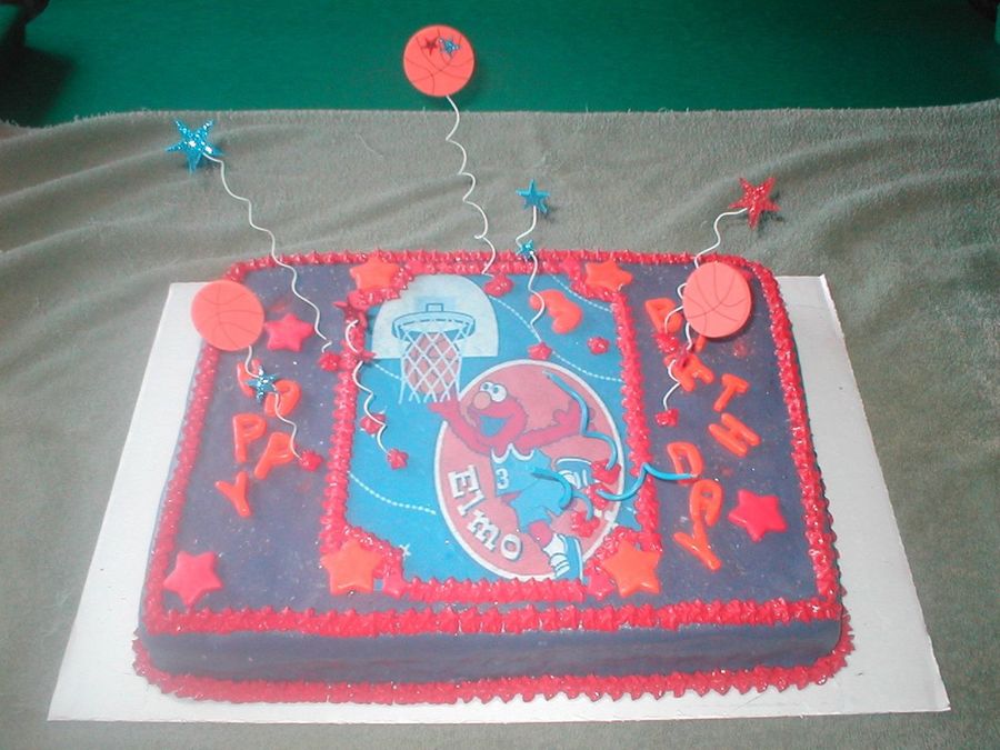 Elmo Basketball - CakeCentral.com