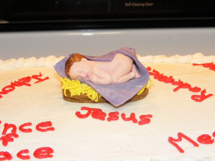Baby Jesus Cake - CakeCentral.com