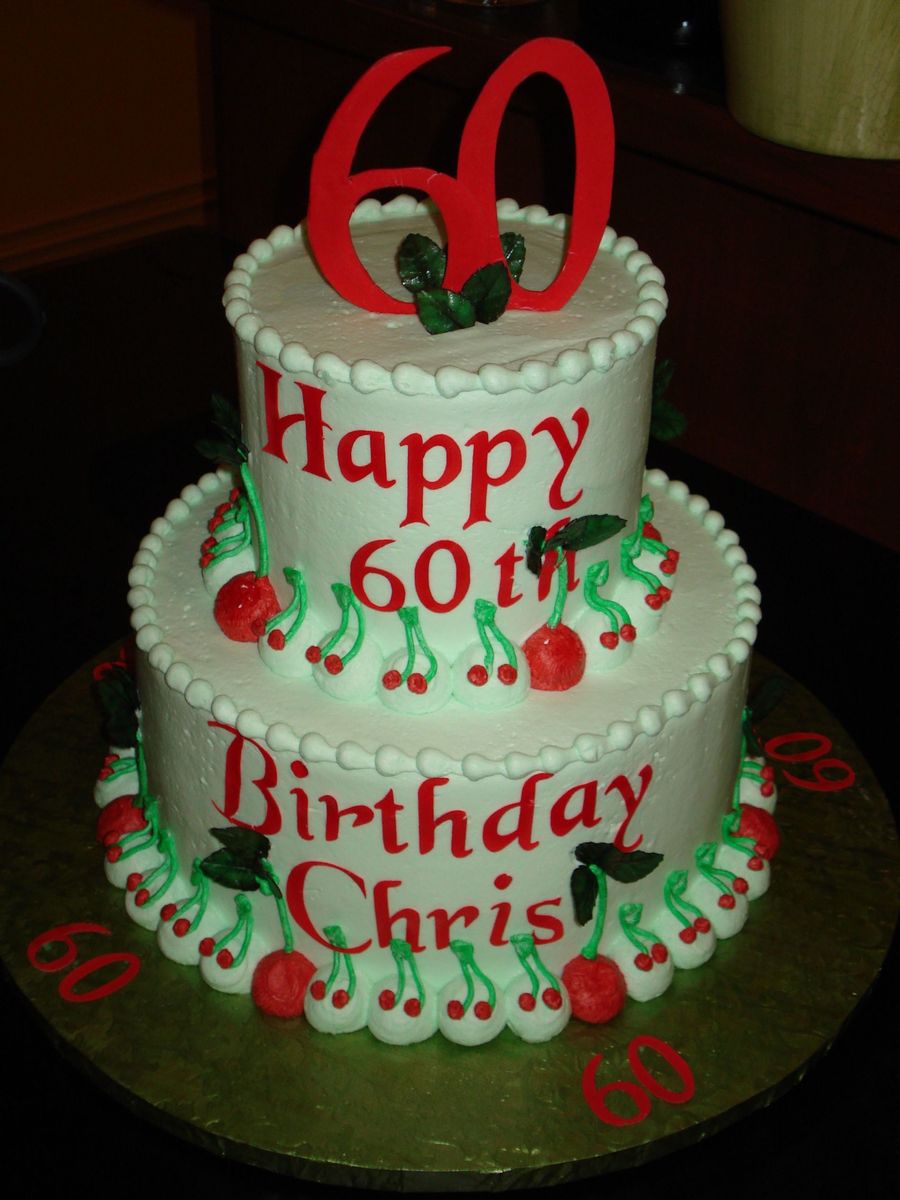 Cherry Birthday Cake - CakeCentral.com