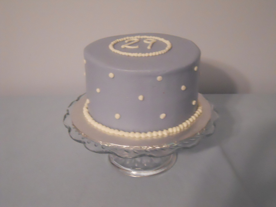 Small Purple Cake - CakeCentral.com