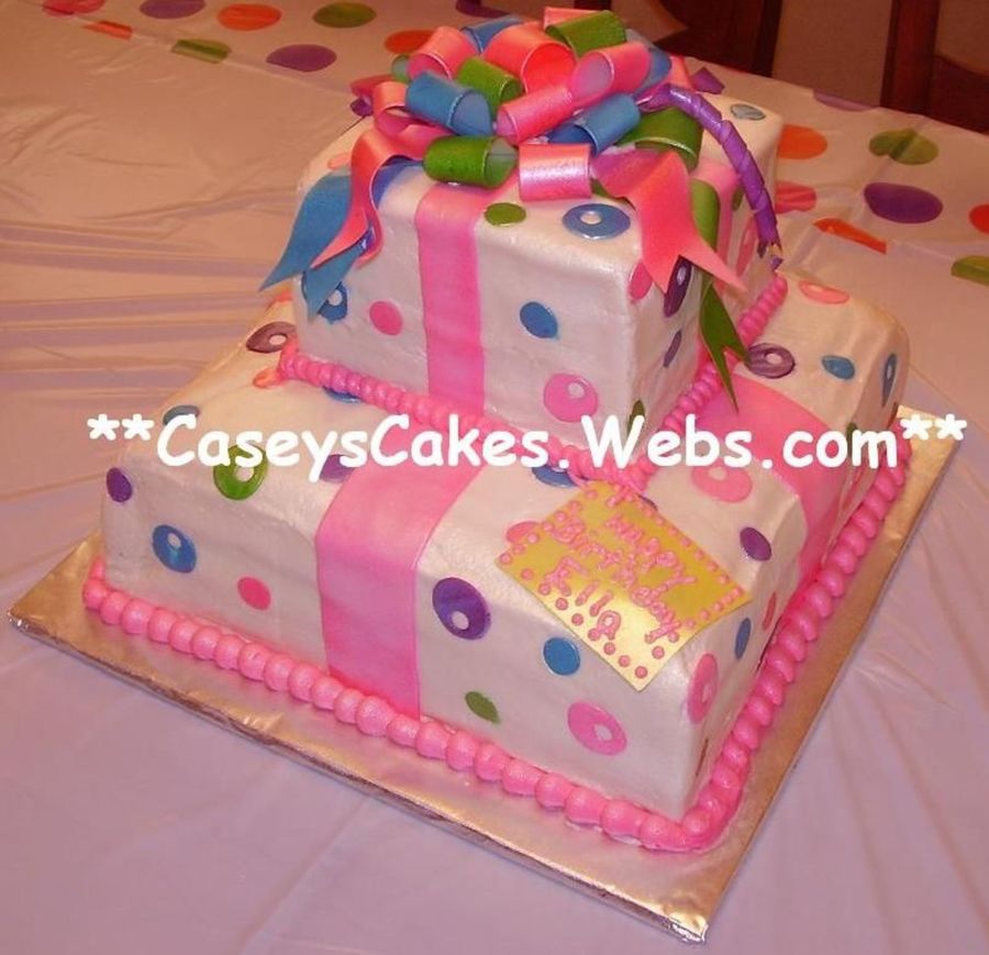 Stacked Gift Boxes - CakeCentral.com