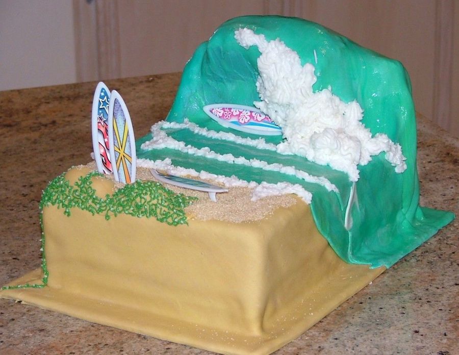 Surf Cake - CakeCentral.com