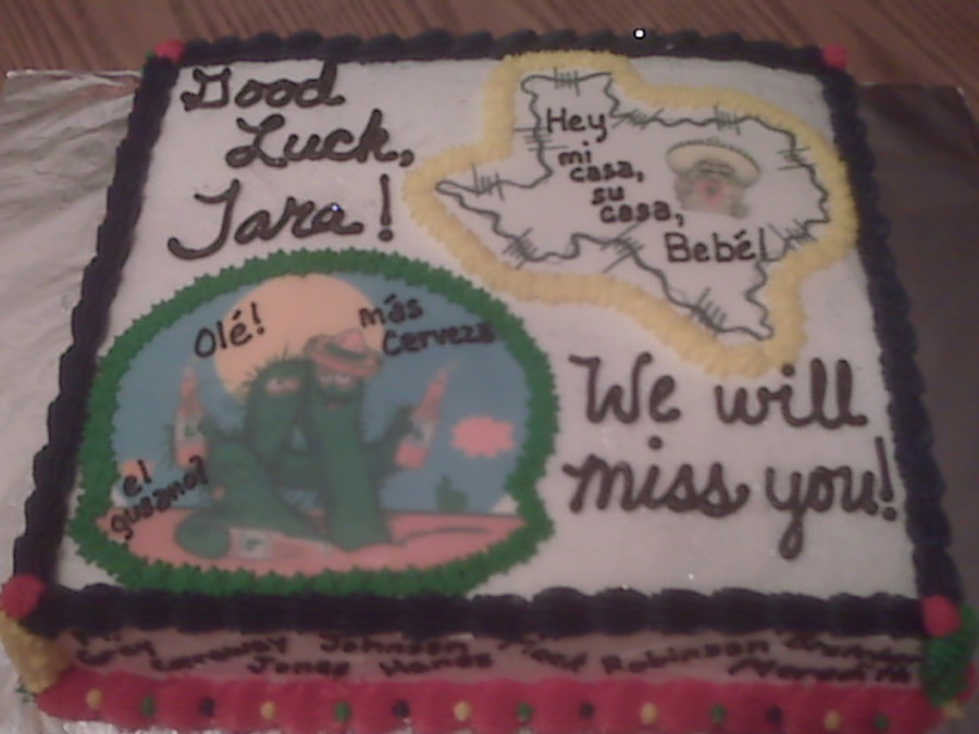 Good Luck, Tara!! - CakeCentral.com