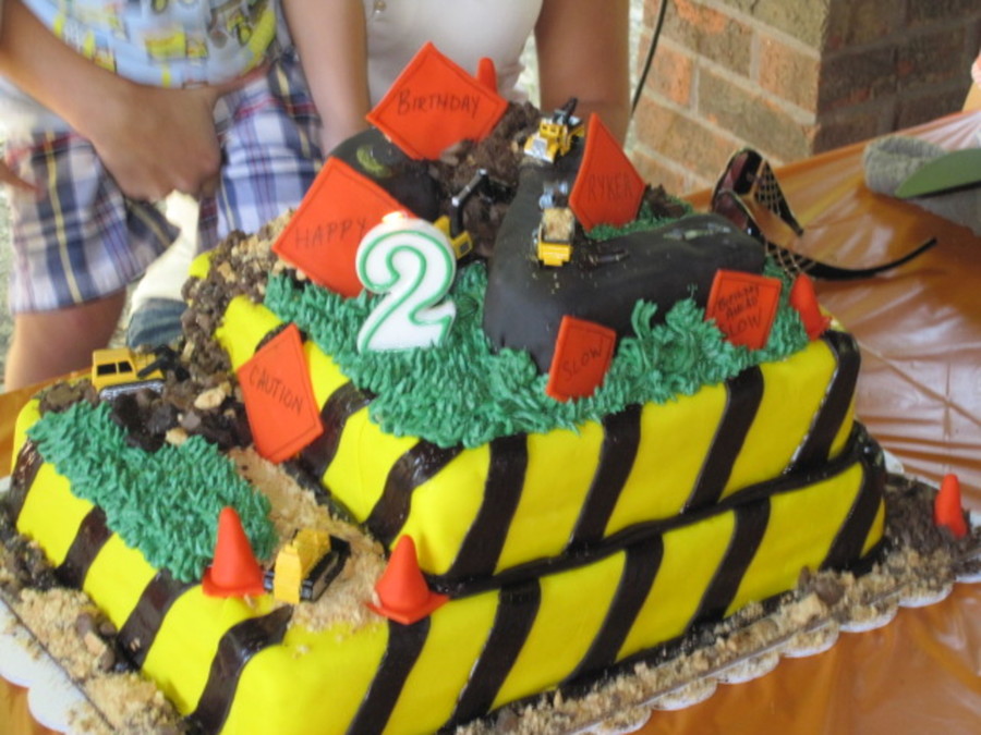 Construction Cake For 2Nd Birthday - CakeCentral.com