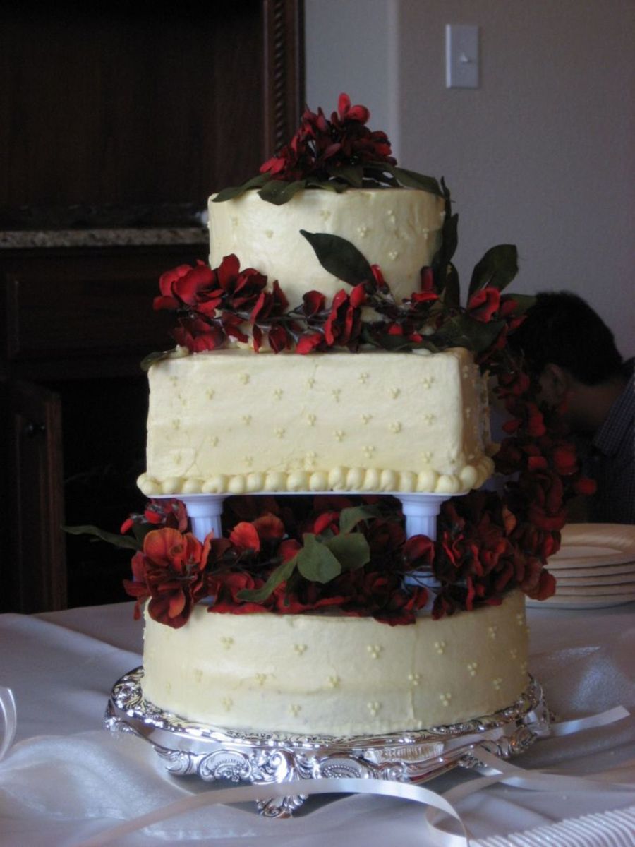 My Second Wedding Cake - CakeCentral.com