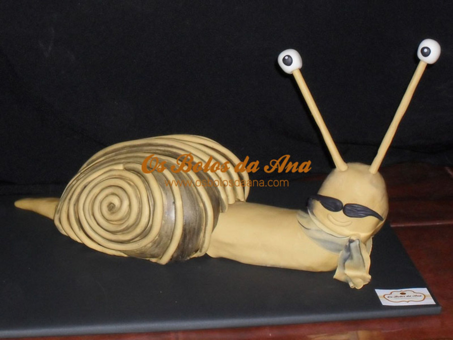 Snail 3D Cake - CakeCentral.com