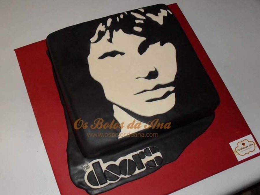 Jim Morrison Face Cake - CakeCentral.com