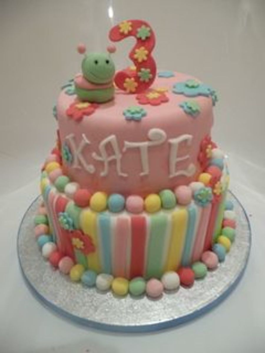 3 Year Old Girl's Birthday Cake - CakeCentral.com