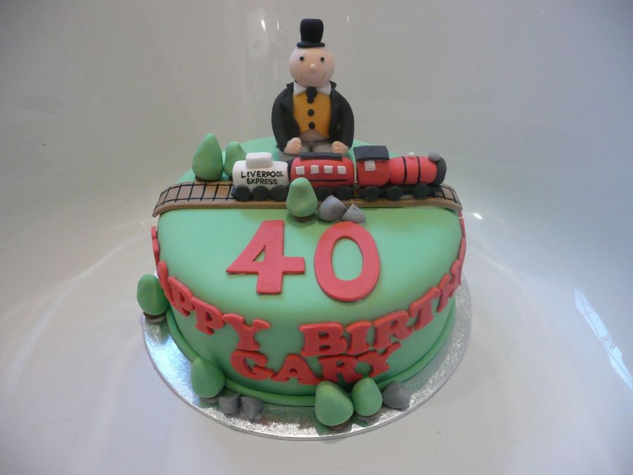 Novelty Fat Controller Cake - CakeCentral.com