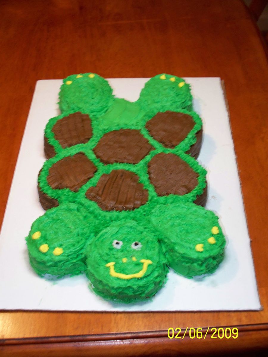 Turtle Cake - CakeCentral.com