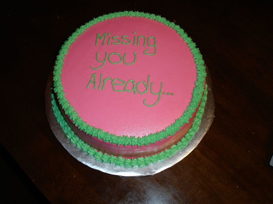 Goodbye Cake - CakeCentral.com