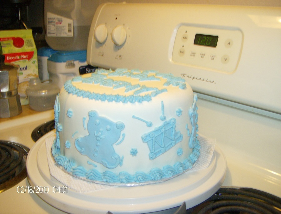 Blue Baby Cake - CakeCentral.com