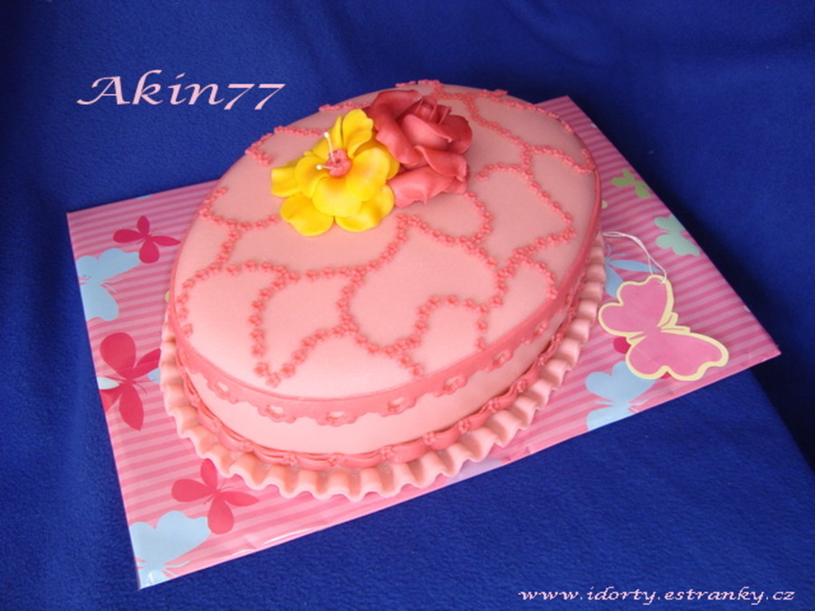 Oval Cake - CakeCentral.com