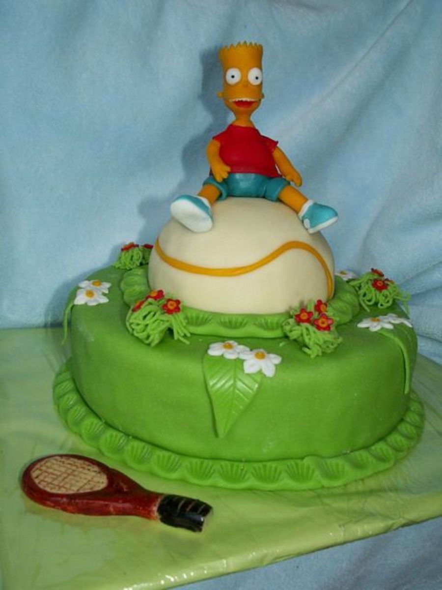 Bart Simpson Birthday Cake - CakeCentral.com