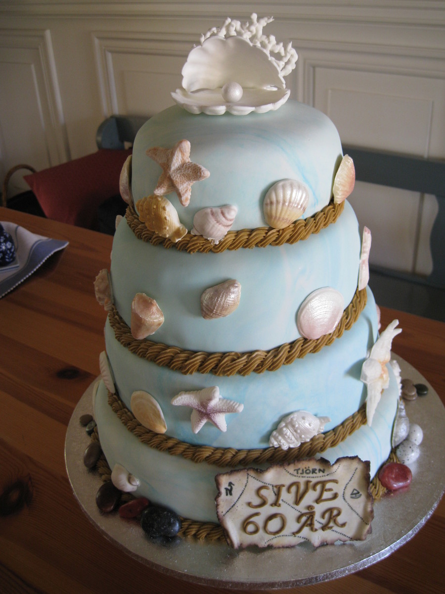 Ocean Birthday Cake - CakeCentral.com