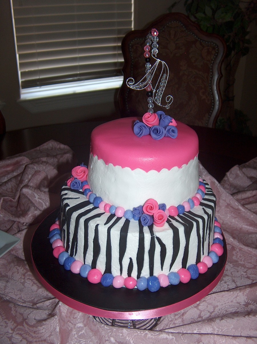 Amanda's Birthday Cake - CakeCentral.com