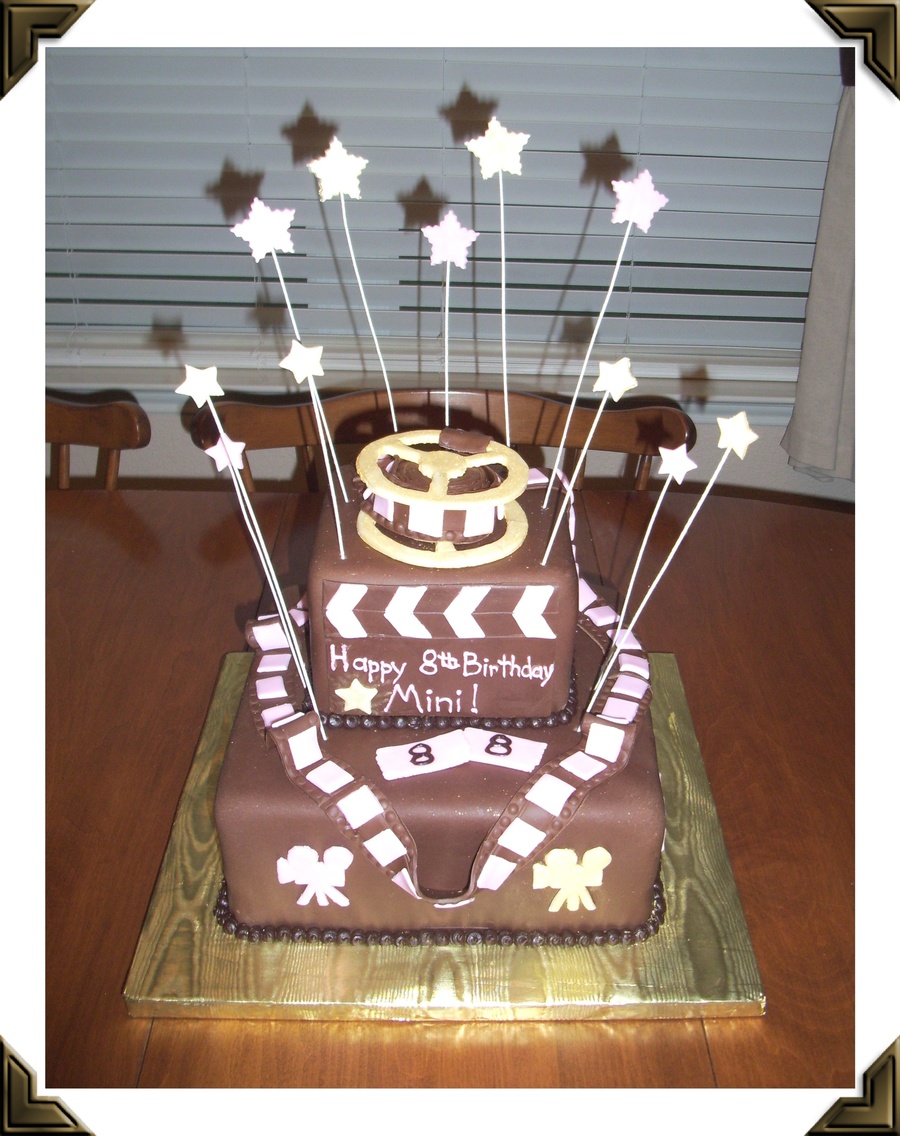 Movie Night Birthday Cake - CakeCentral.com