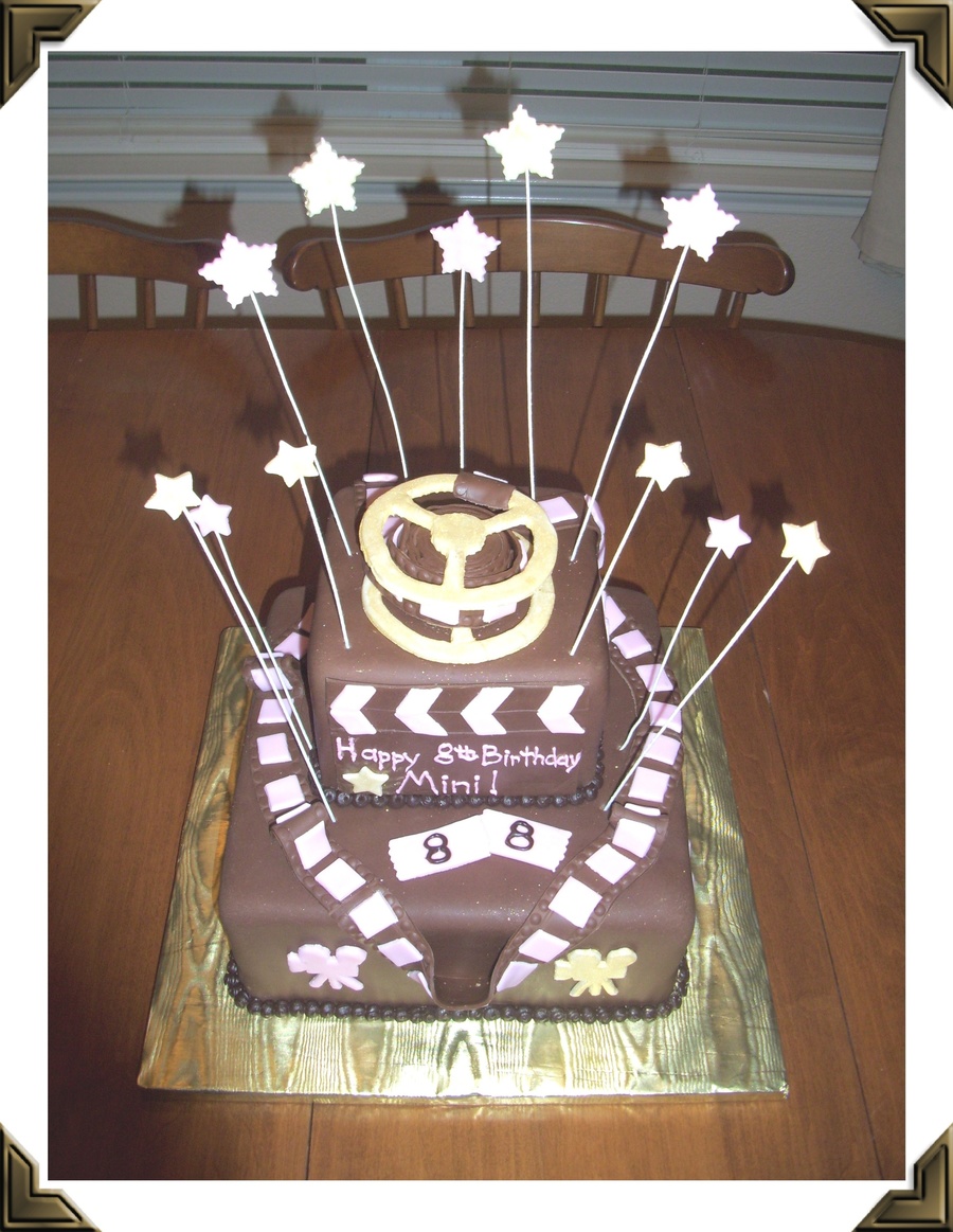 Movie Night Birthday Cake - CakeCentral.com