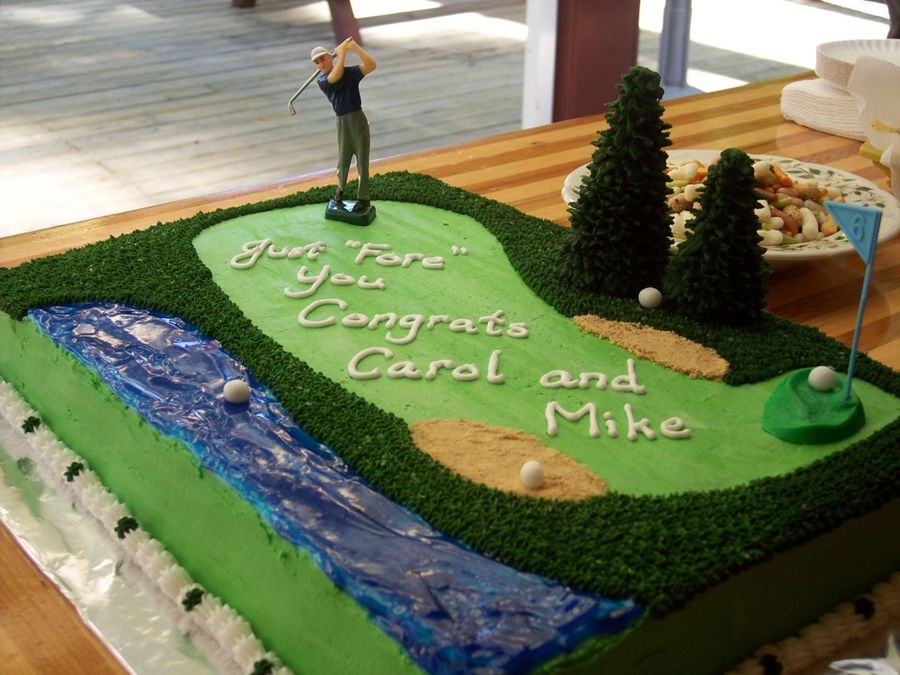 Golf Retirement Cake - CakeCentral.com