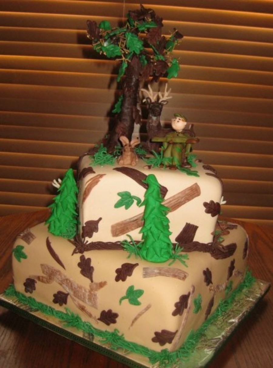 Deer Hunting Cake - CakeCentral.com