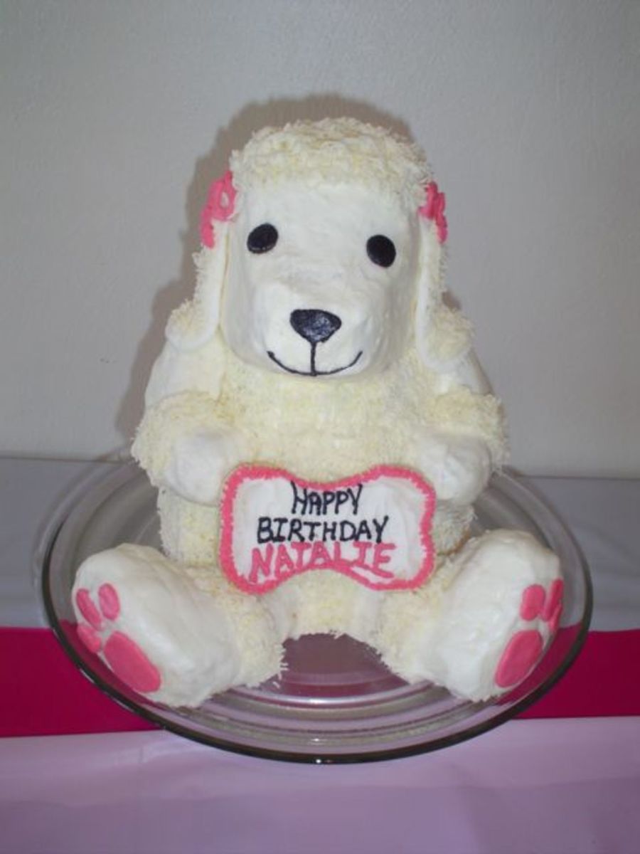 Poodle Cake - CakeCentral.com