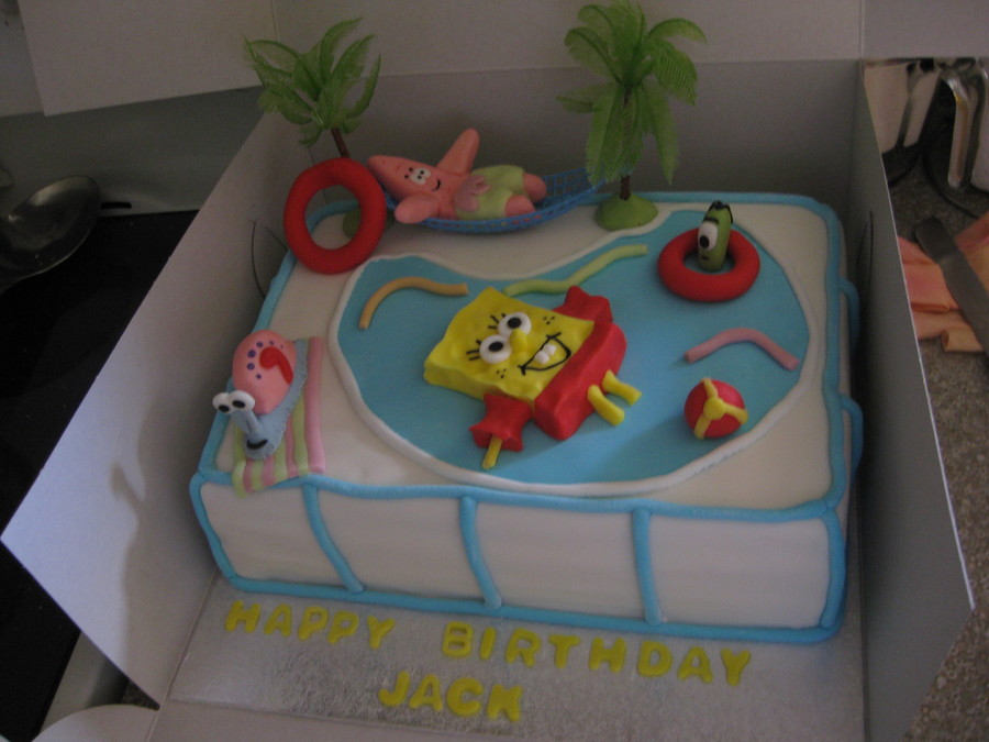 Spongebob And Friends Pool Party - CakeCentral.com