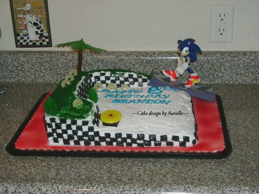 Sonic The Hedgehog Cake - CakeCentral.com