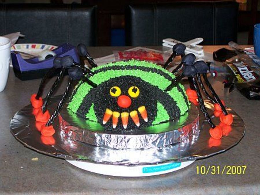 Emelia's Birthday Spider - CakeCentral.com