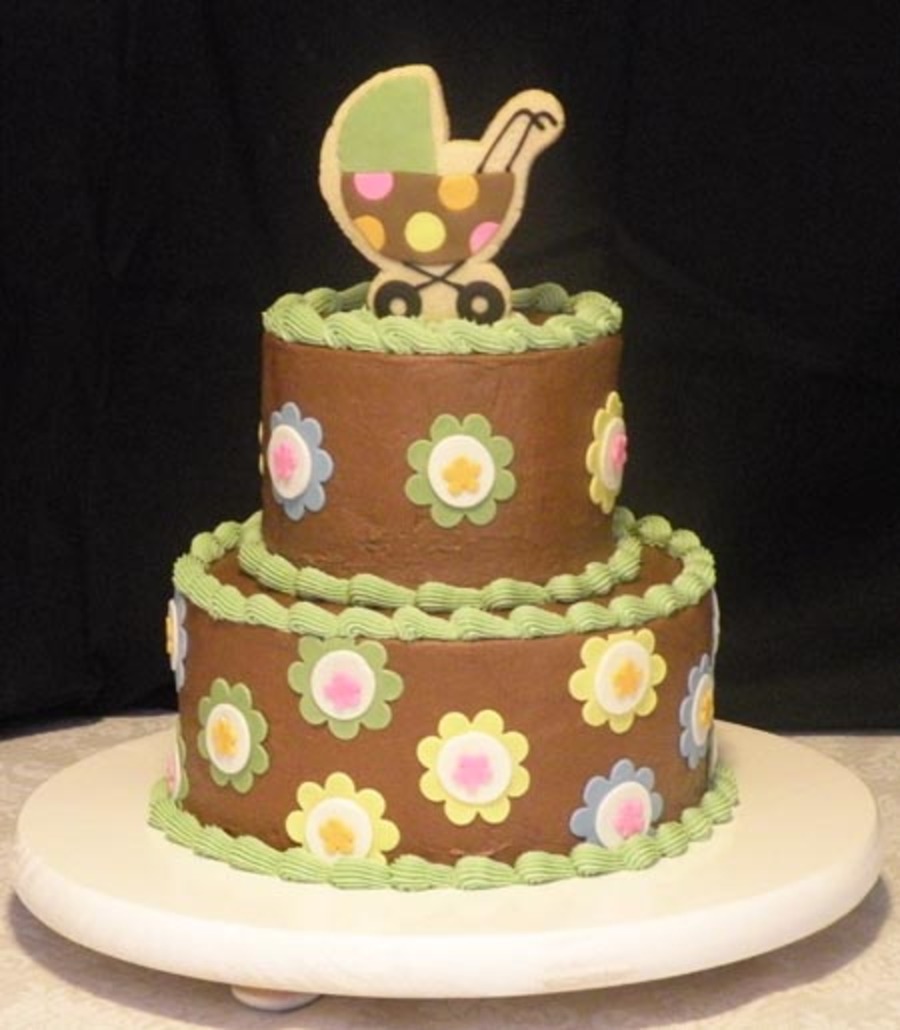 Baby Pram Cake - CakeCentral.com