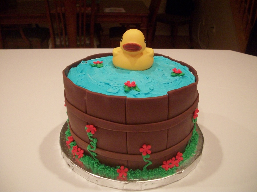 Ducky In A Barrel - CakeCentral.com