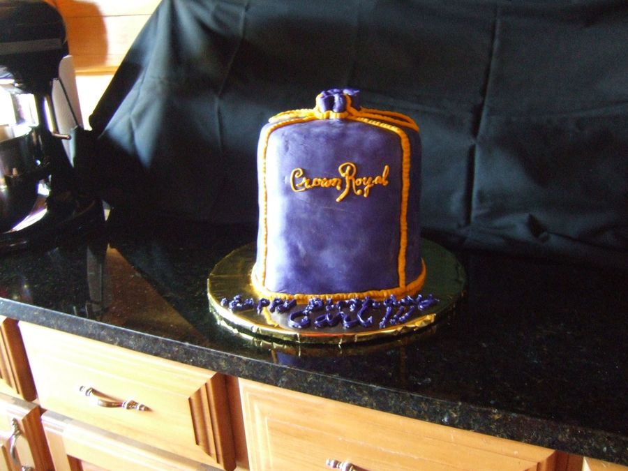 Happy Birthday Carl Crown Royal - CakeCentral.com