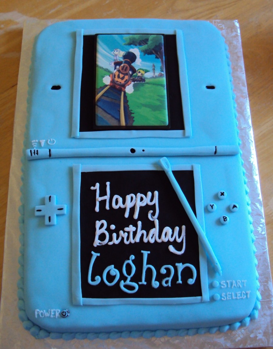 Blue Nintendo Dsi Cake - CakeCentral.com
