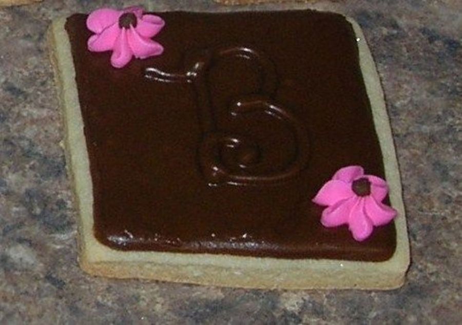 Monogram Cookie - CakeCentral.com
