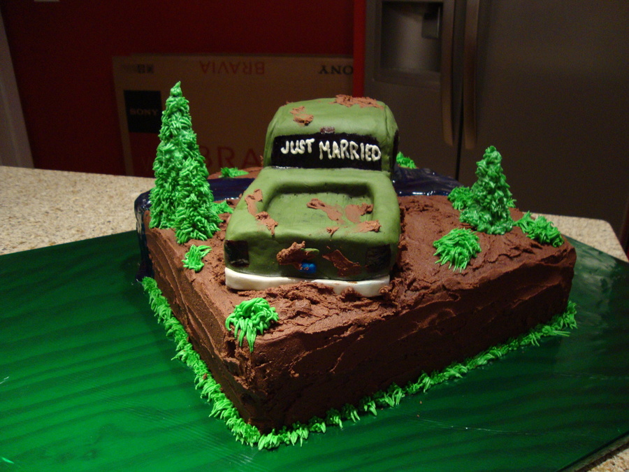 Truck Stuck In The Mud - CakeCentral.com