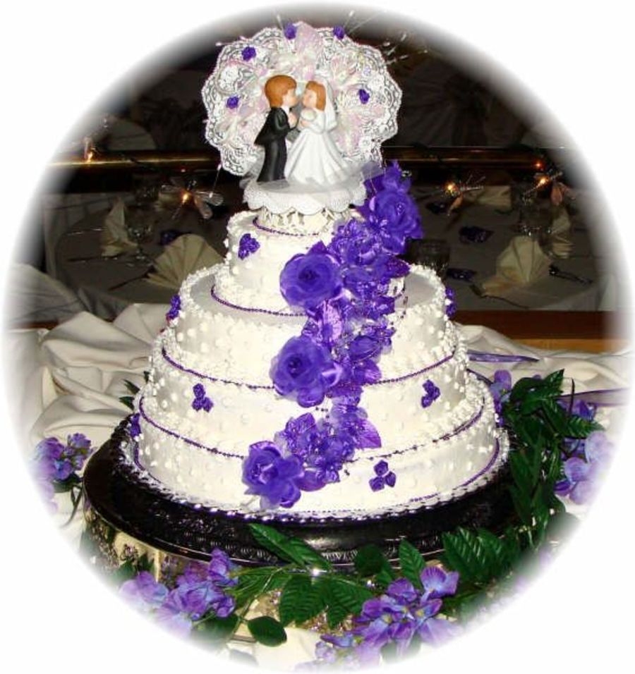 Jennifer's Wedding Cake - CakeCentral.com