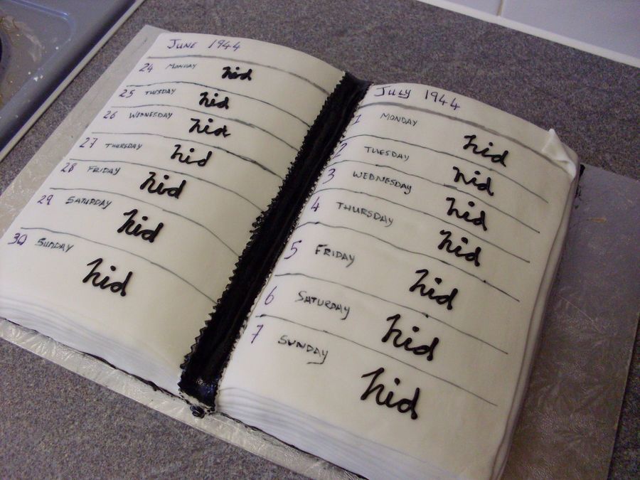 Anne Franks Diary Cake - CakeCentral.com
