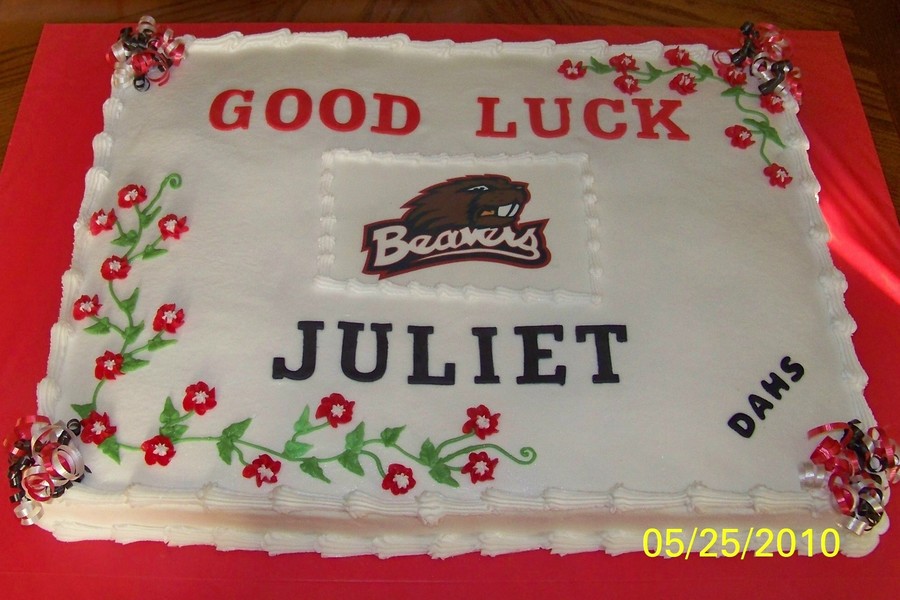Good Luck Juliet - CakeCentral.com