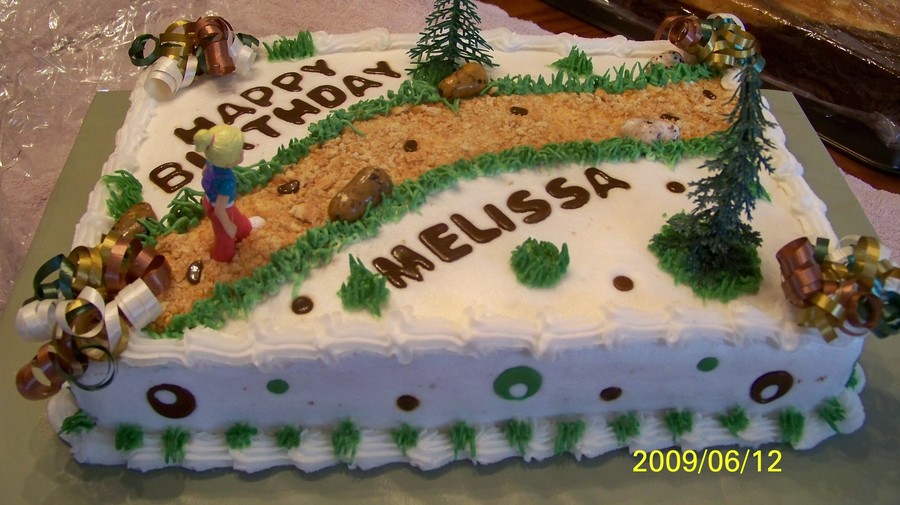 Hiking Birthday Cake - CakeCentral.com