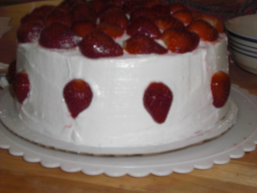 Strawberry Birthday Cake - CakeCentral.com
