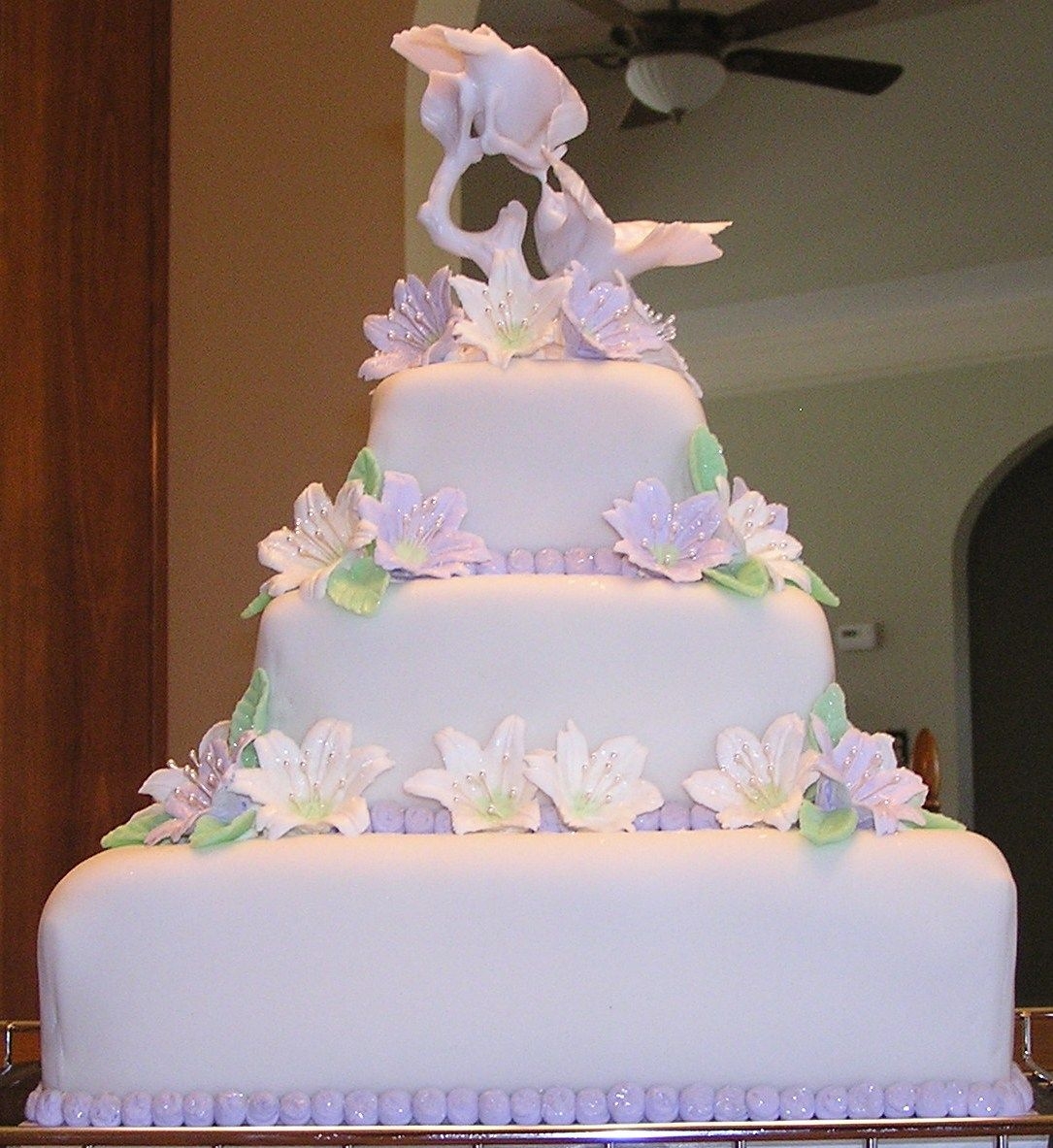 Lily Wedding Cake - CakeCentral.com