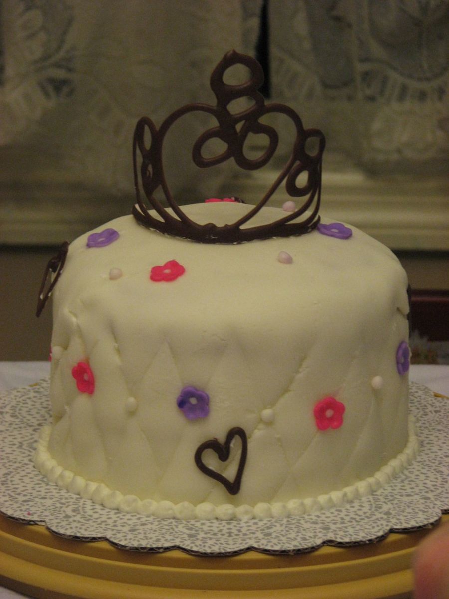 Princess Tiara Cake - CakeCentral.com