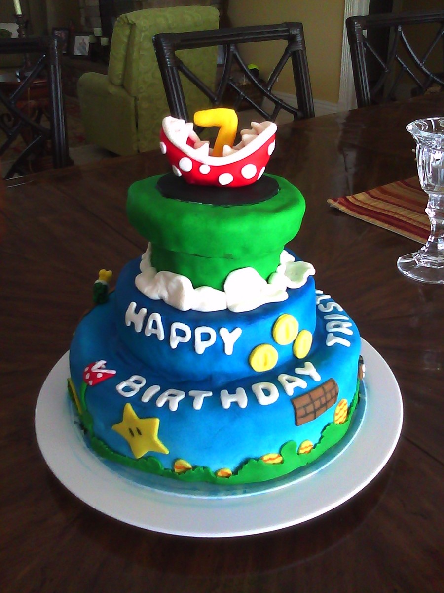 Super Marios Bros 7Th Birthday Cake - CakeCentral.com