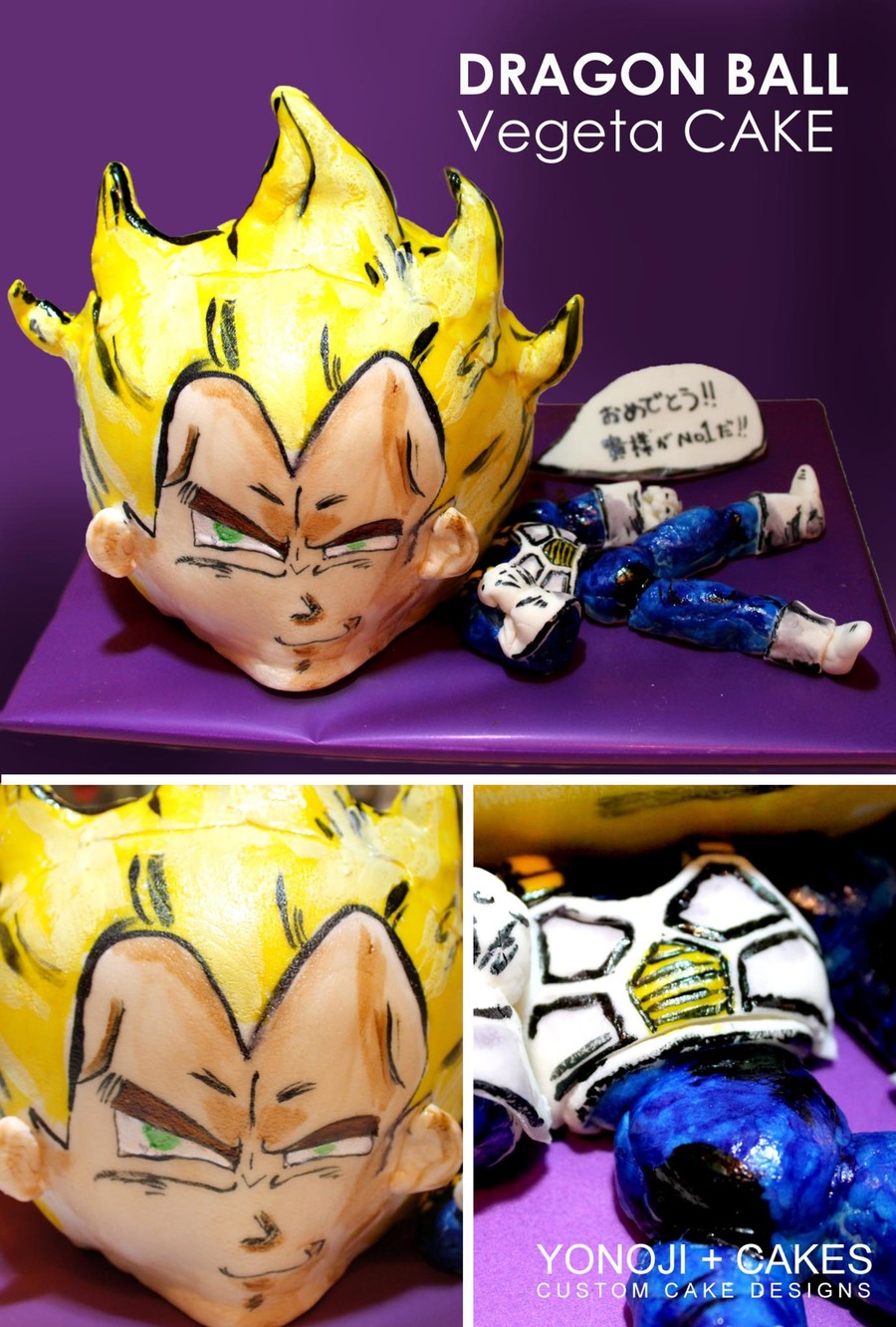 Dragon Ball Vegeta Cake - CakeCentral.com