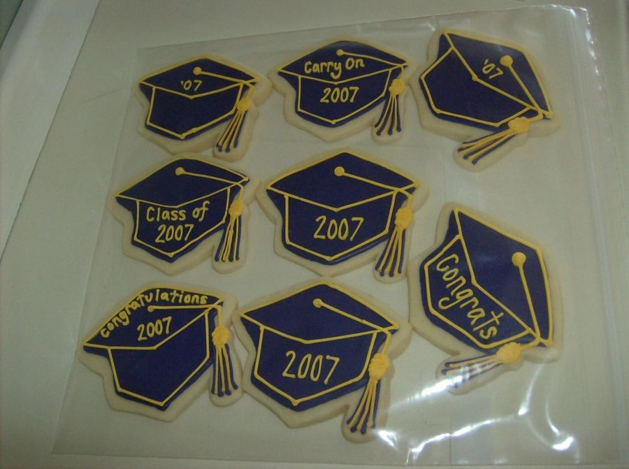 Graduation Cookies - CakeCentral.com