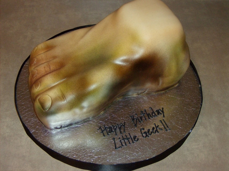 Nasty Foot Cake - CakeCentral.com