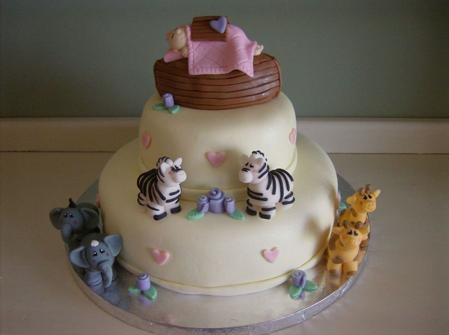 Girl's Noah's Arc Baby Shower - CakeCentral.com