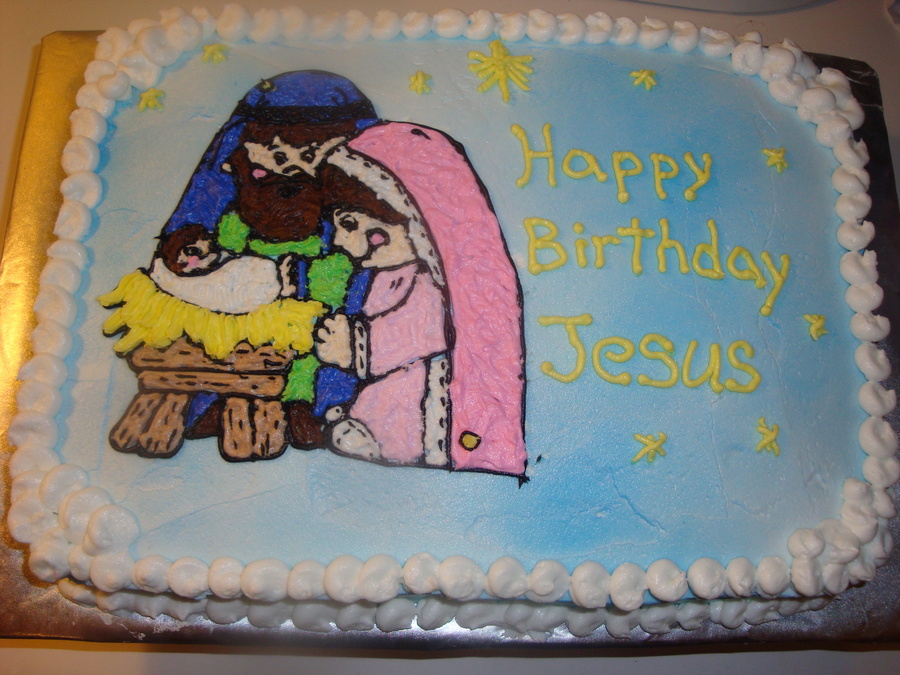 Happy Birthday Jesus - CakeCentral.com