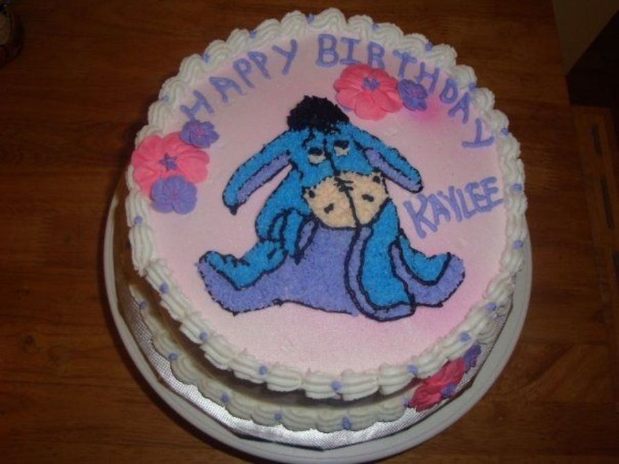 Eeyore Birthday Cake - CakeCentral.com